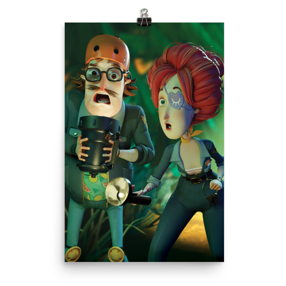 Hello Neighbor 2 - Quentin and Beatrix Poster – tinyBuild Shop